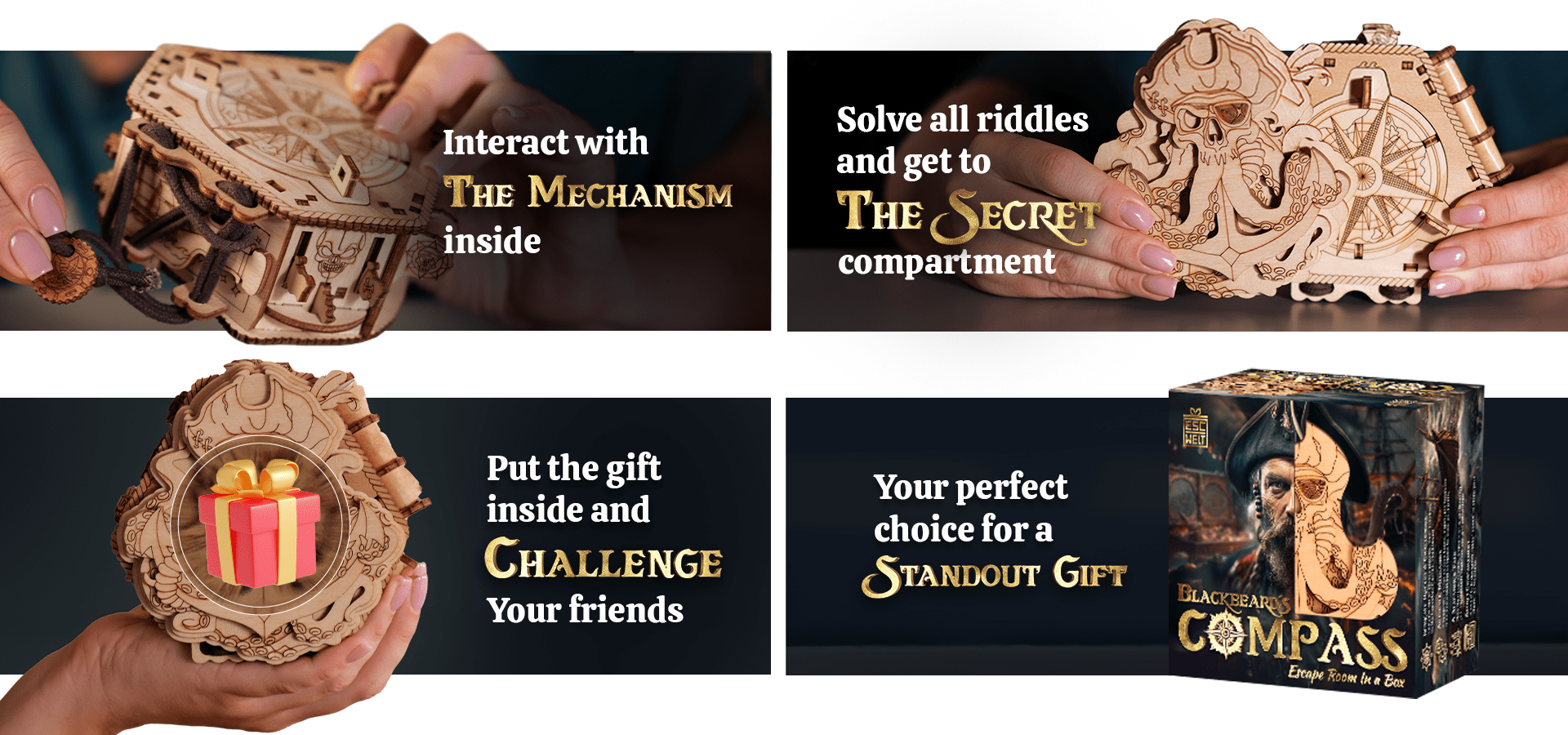 Buy Blackbeard's Compass - $54.90. Best Wooden and Escape puzzles from ...